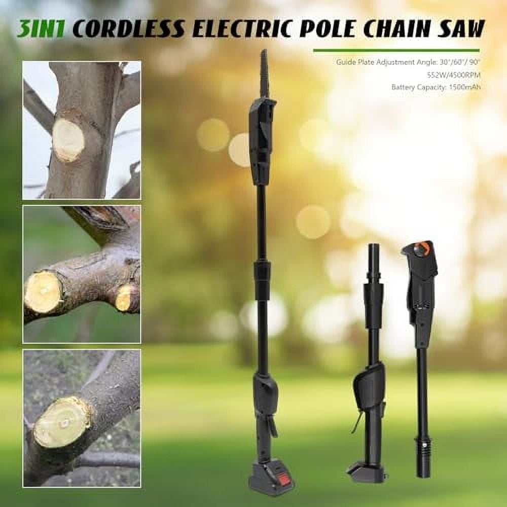 Pole Saw, 4.1FT Extendable&Detachable, 552W Electric Pole Saws, 5.07 ...