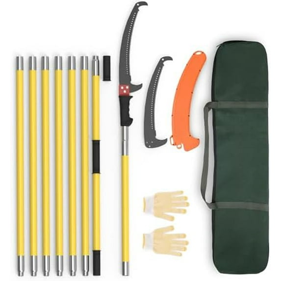 Pole Saws for Tree Trimming, 7.3-27 ft Extendable Tree Trimmers Long ...