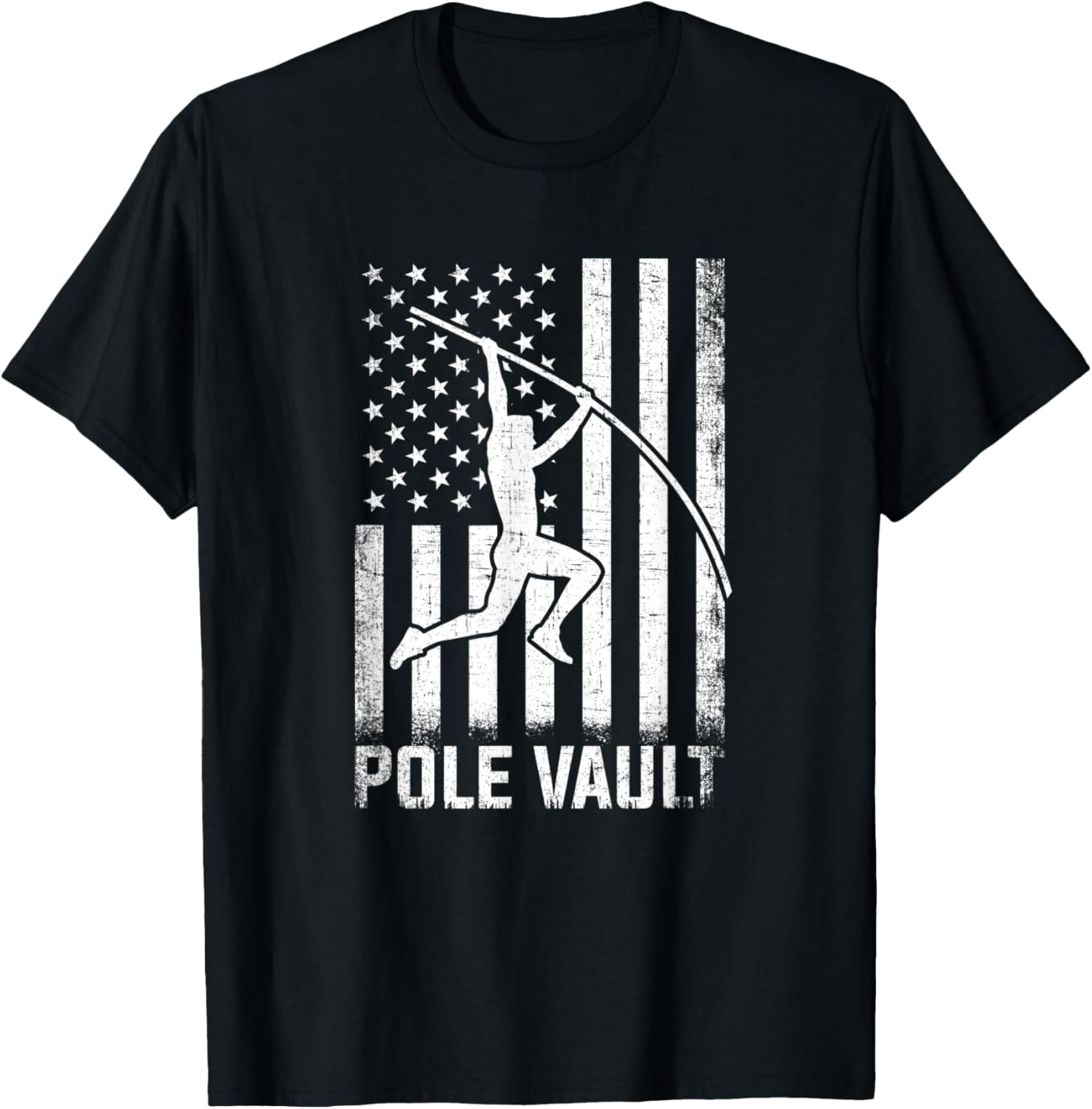 Pole Vault American Flag, pole vault T-Shirt - Walmart.com