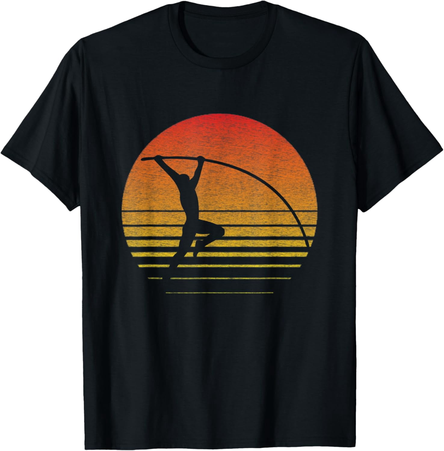 Pole Vault - Distressed Vintage Look Pole Vaulting T-Shirt - Walmart.com