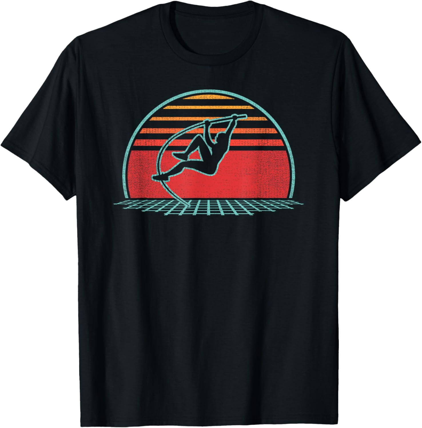 Pole Vault Retro 80s Style T-Shirt - Walmart.com