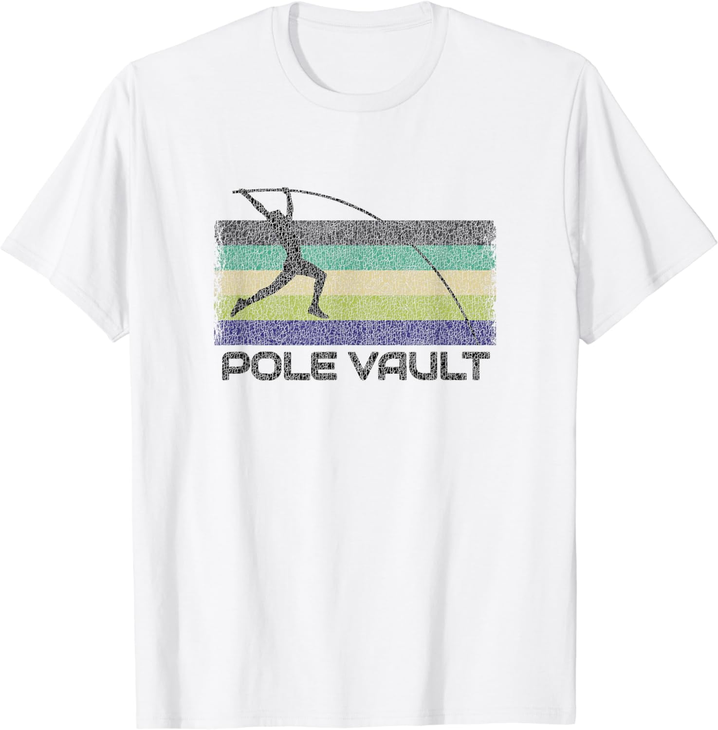Pole Vault Retro - Fun Pole Vaulting Design For Your Vaulter T-Shirt ...