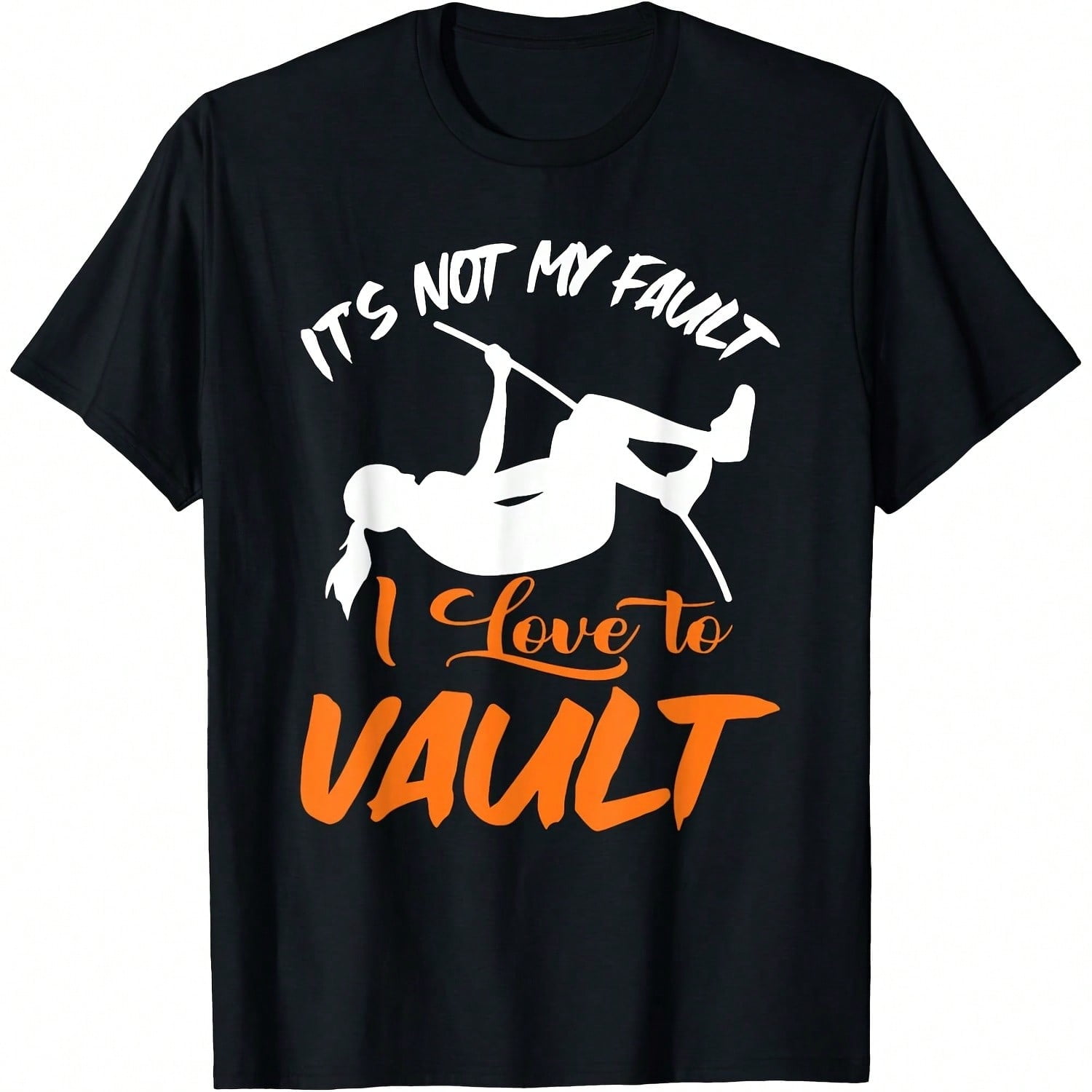 Pole Vault Track Fault I Love Pole Vault T-Shirt. - Walmart.com