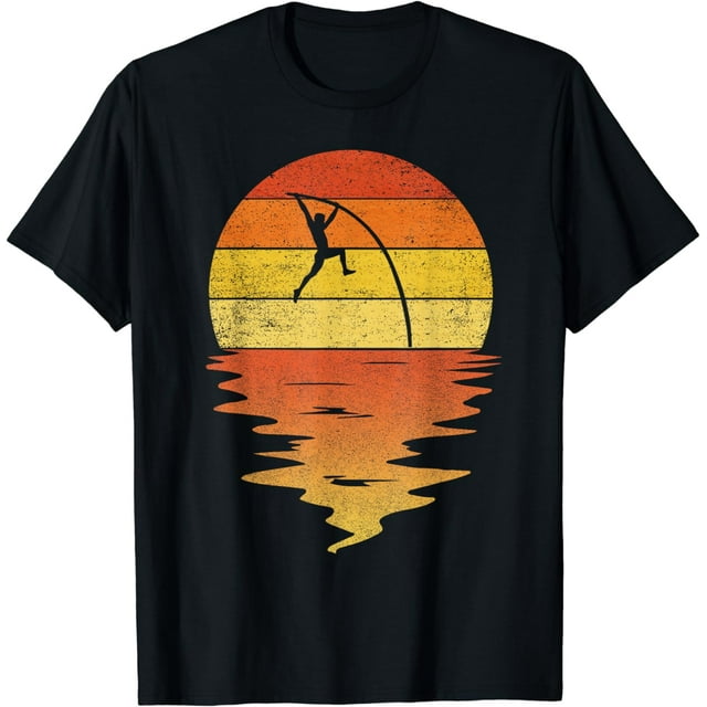 Pole vault shirt retro sunset 70s vintage Pole vault T-Shirt - Walmart.com