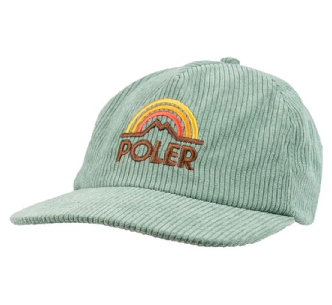 Poler Mountain Rainbow Cord Hat Forest Green Snapback - Walmart.com