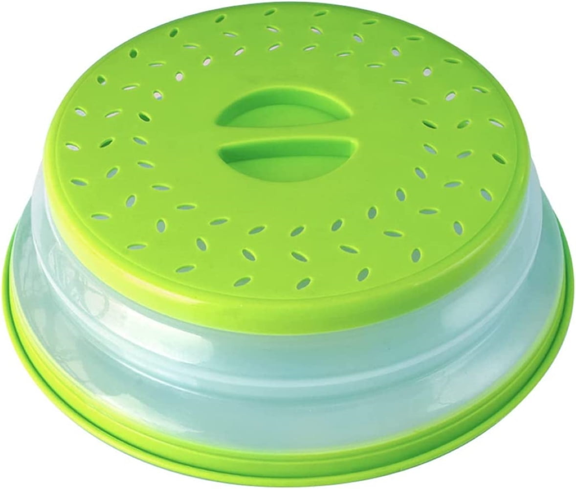Polerce Vented 10.5" Collapsible Microwave Splatter Proof Food Plate ...