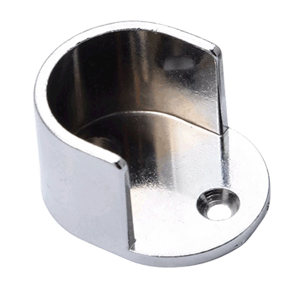 Poles Tension Rod Holder Flange Seat Shower Socket Closet End Supports ...