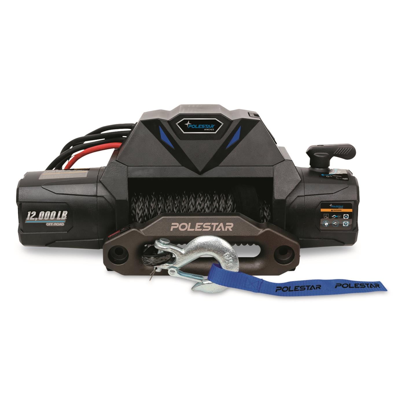Polestar 12,000 lbs Electric Winch with Non-Integrated Synthetic Rope ...