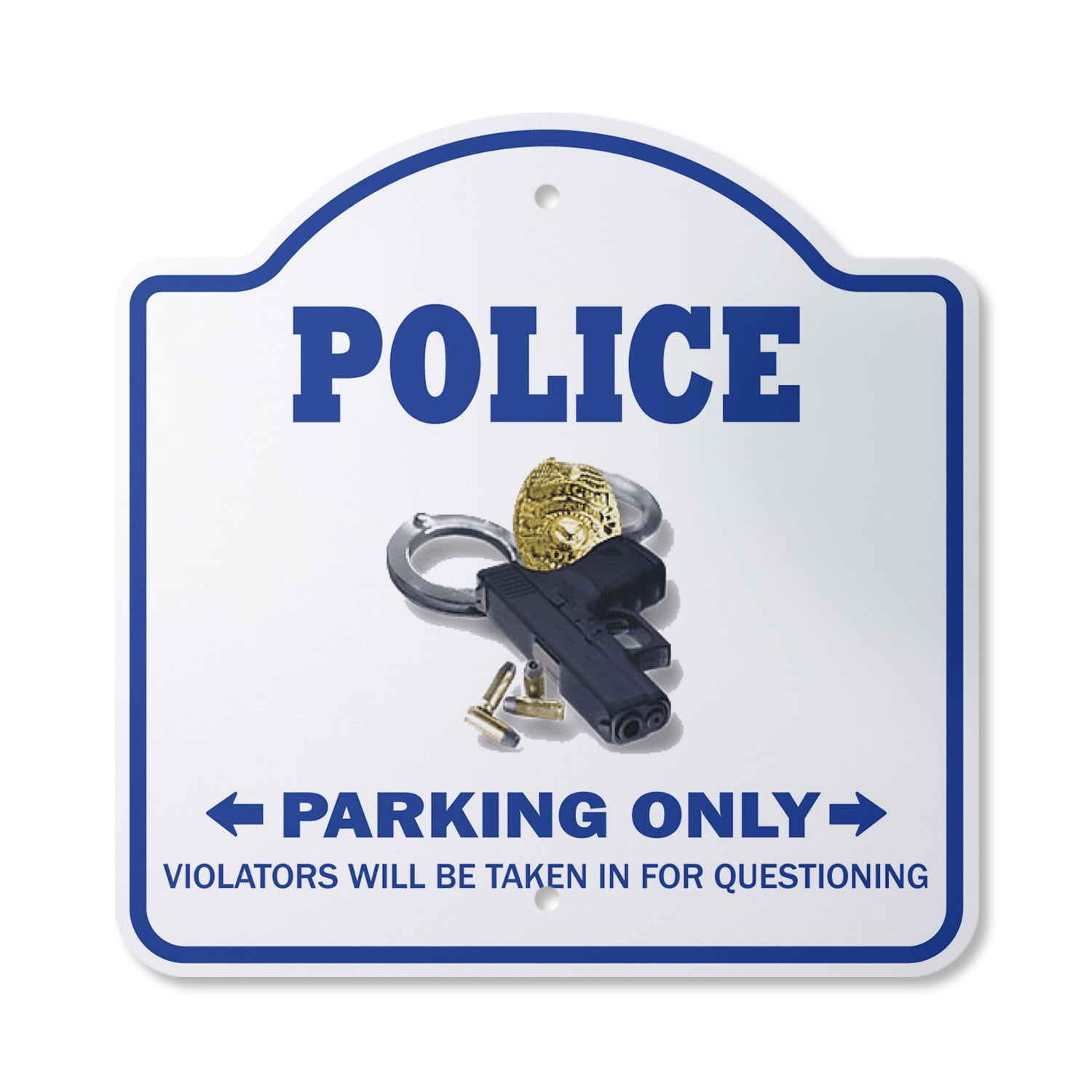 Police 12" X 12" Sign | Indoor/Outdoor Plastic | SignMission Designer ...