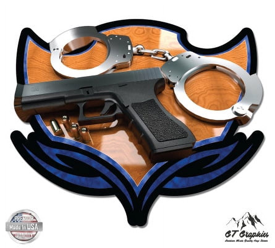 Police - 3" Vinyl Sticker - For Car Laptop I-Pad Phone Helmet Hard Hat ...