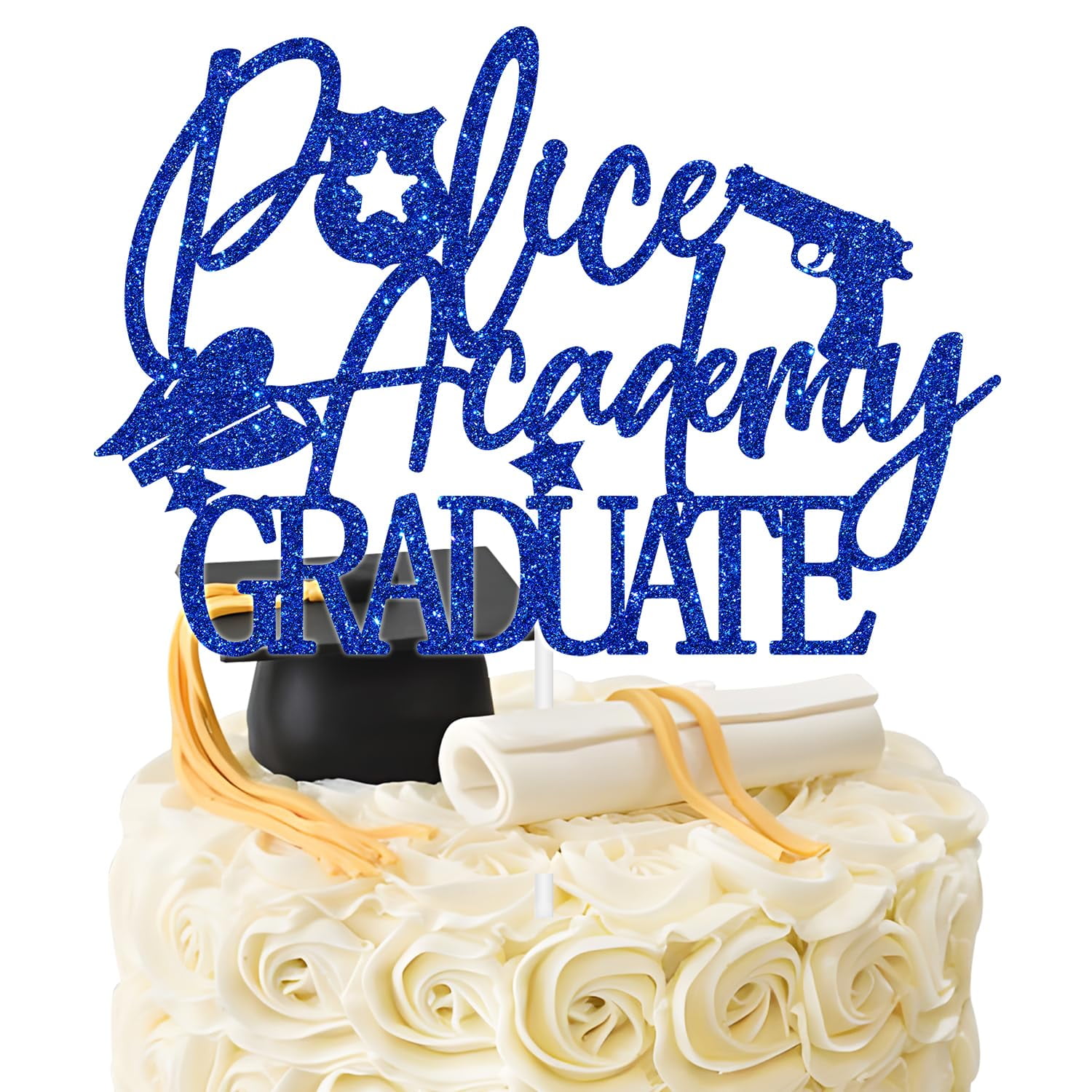 Police Academy Graduate Cake Topper, Congrats Grad/Future KMC2Police ...