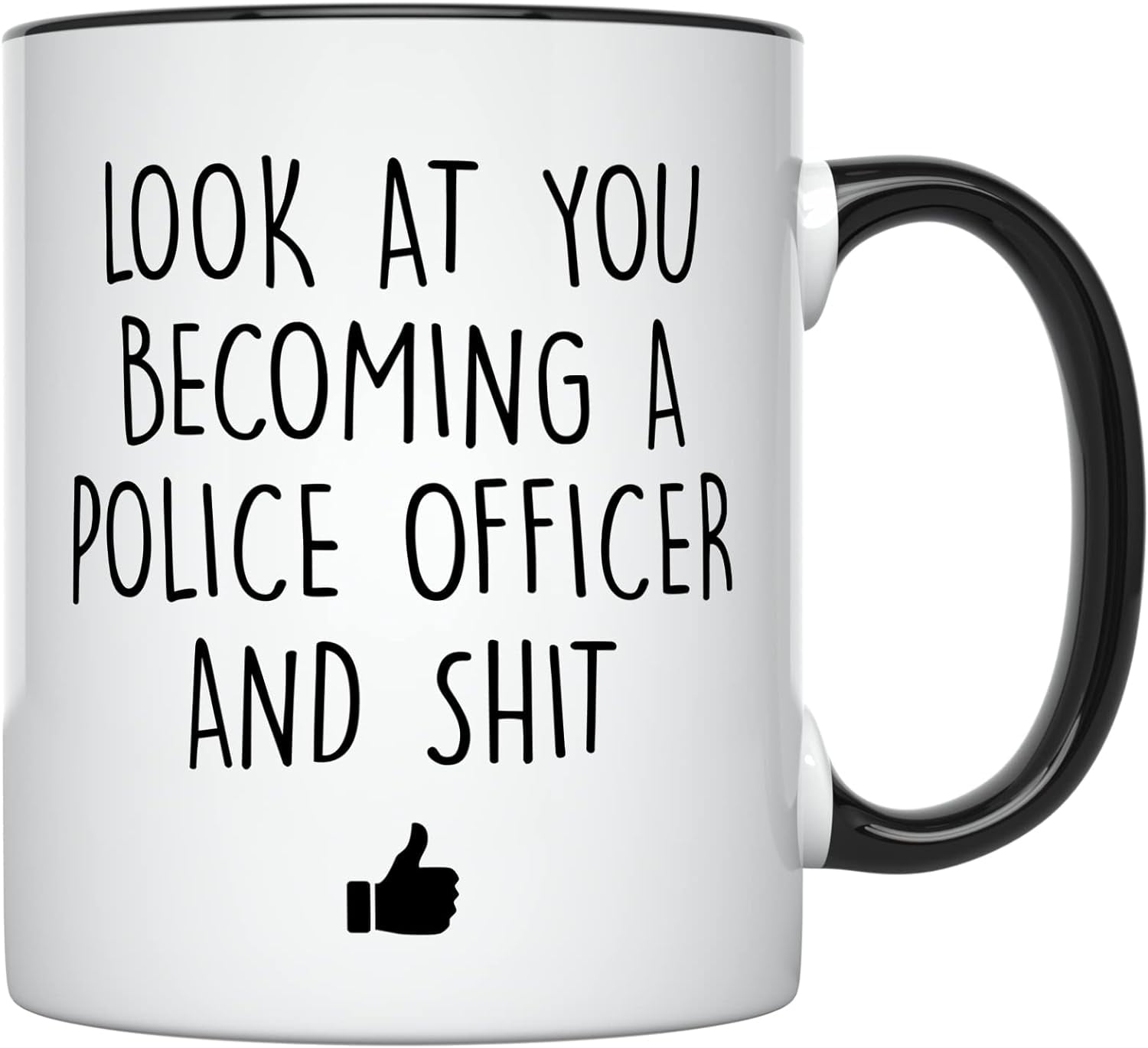 Police Academy Graduation Mug 11 Ounces Law Enforcement Graduation Cup