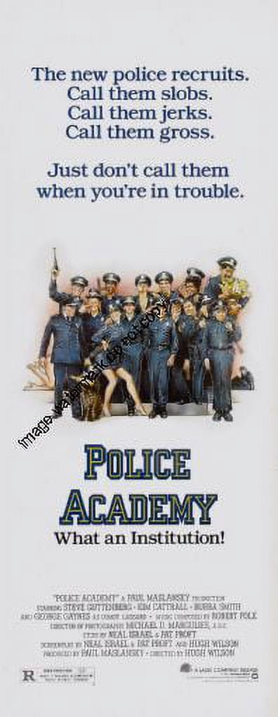 Police Academy Insert Movie Poster 14x36 Unframed, Age: Adults Best ...