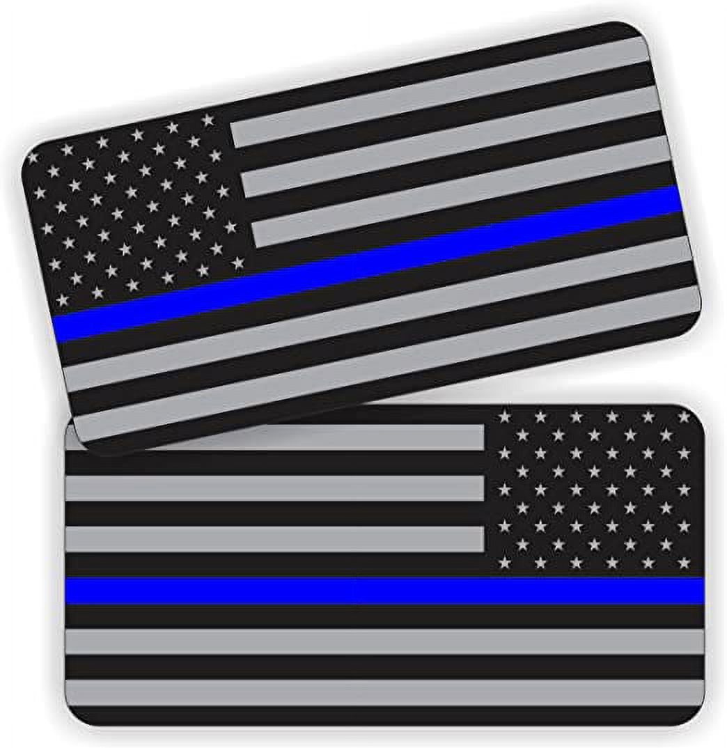 Police American Flag Helmet / Hard Hat Sticker / Decal / Label Tool ...