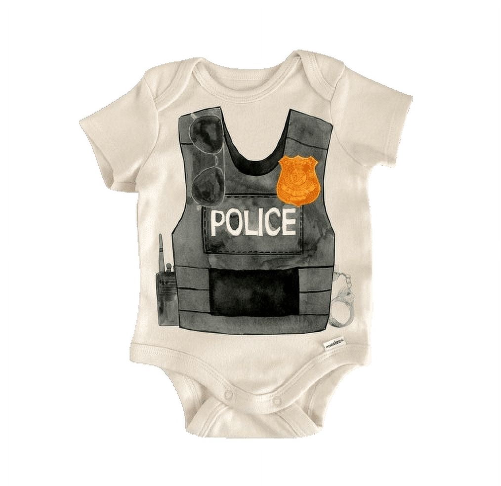 Police Armor - Baby Boy Girl Clothes Infant Bodysuit Funny Cute Newborn ...