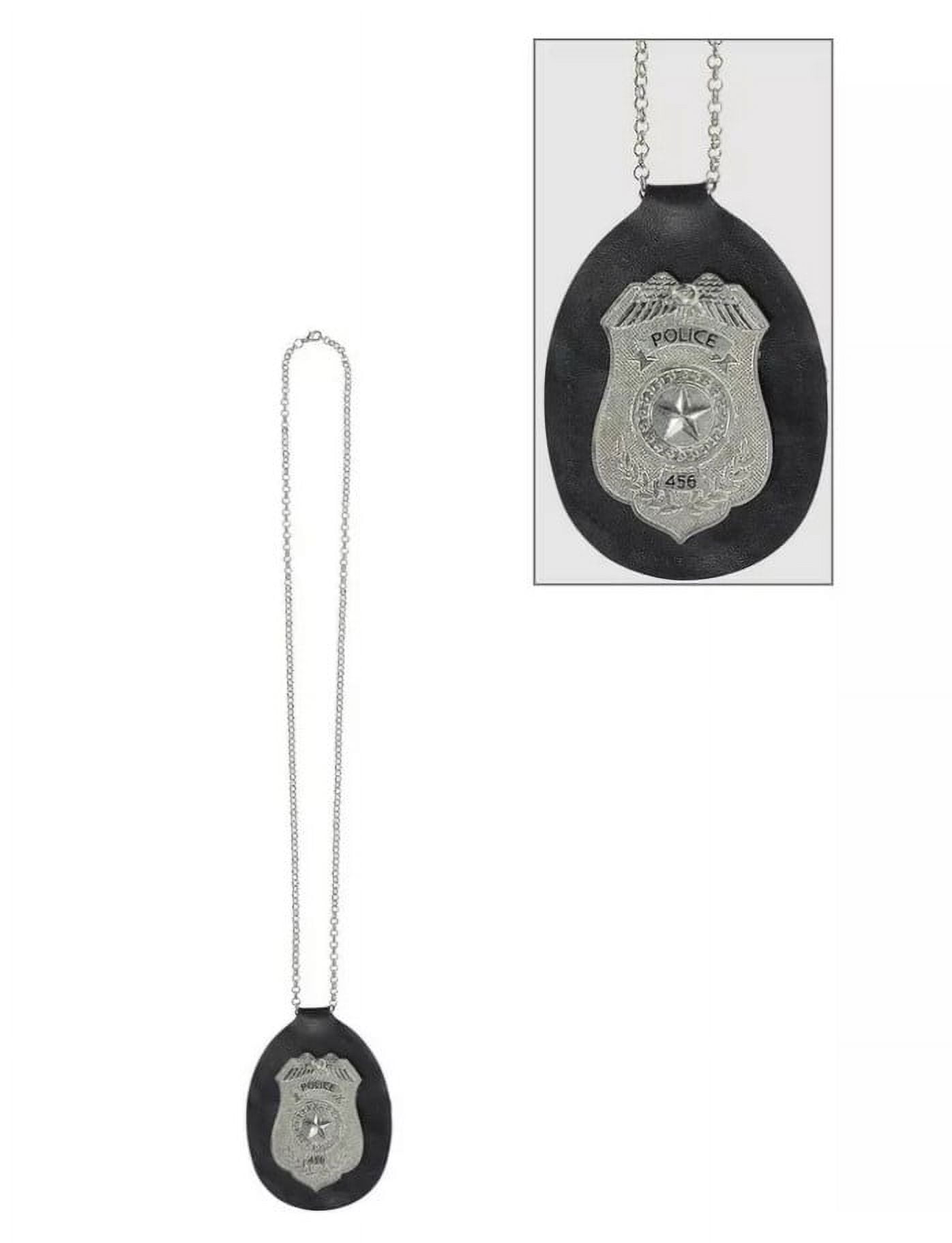 Police Badge on a Chain - Police Officer Inspired - Costume Accessory ...
