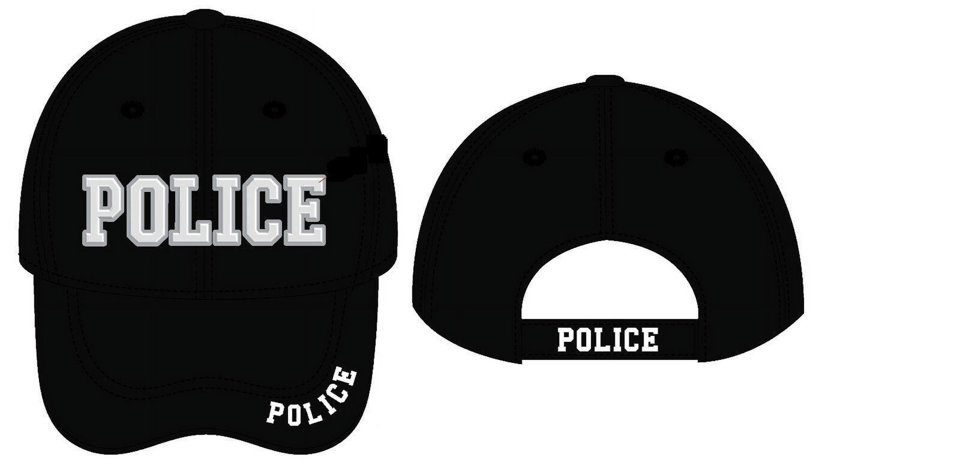 Police Baseball Cap Hat ballcap Law Enforcement Hat Black Embroidered ...