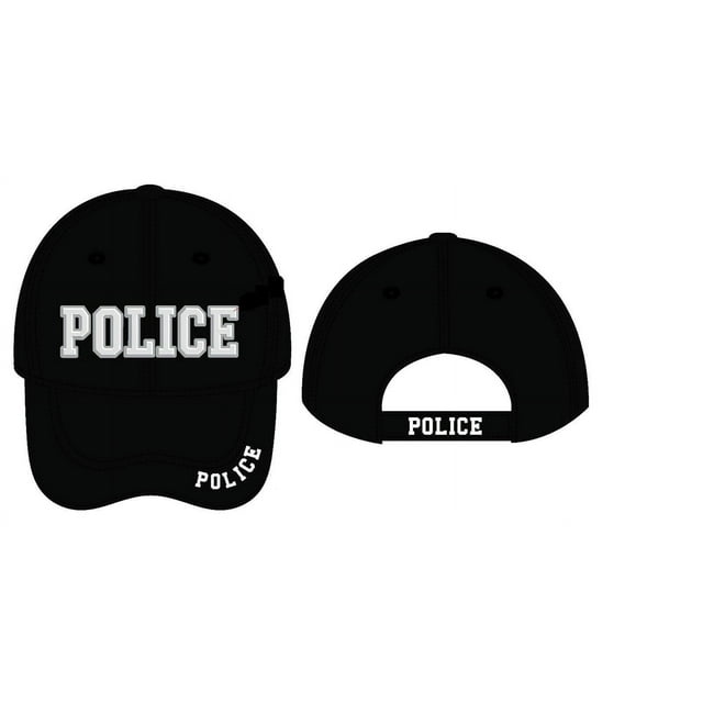 Police Baseball Cap Hat ballcap Law Enforcement Hat Black Embroidered ...