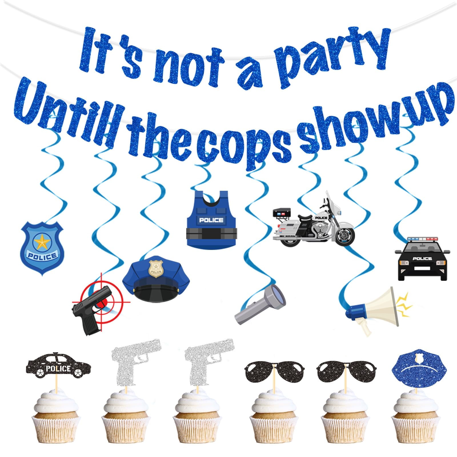 Police Birthday Party Decorations - It's Not a Party Until the Cops ...