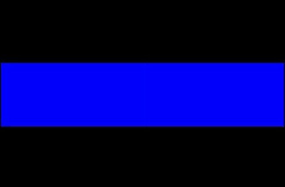 Police Blue LINE Flag 3M Reflective sticker| Officer Stripe Decal ...