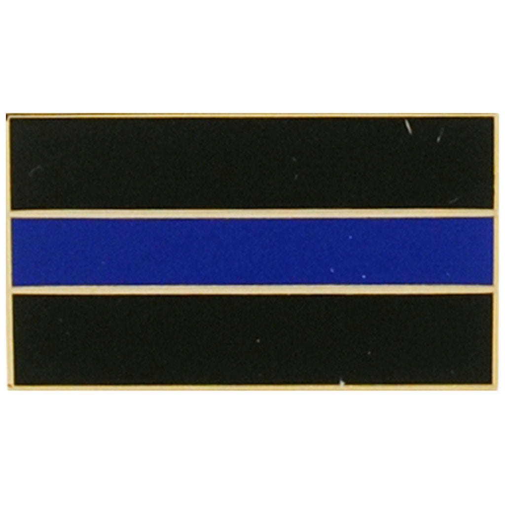 Police Blue Line Honor Flag Lapel Pin - Walmart.com