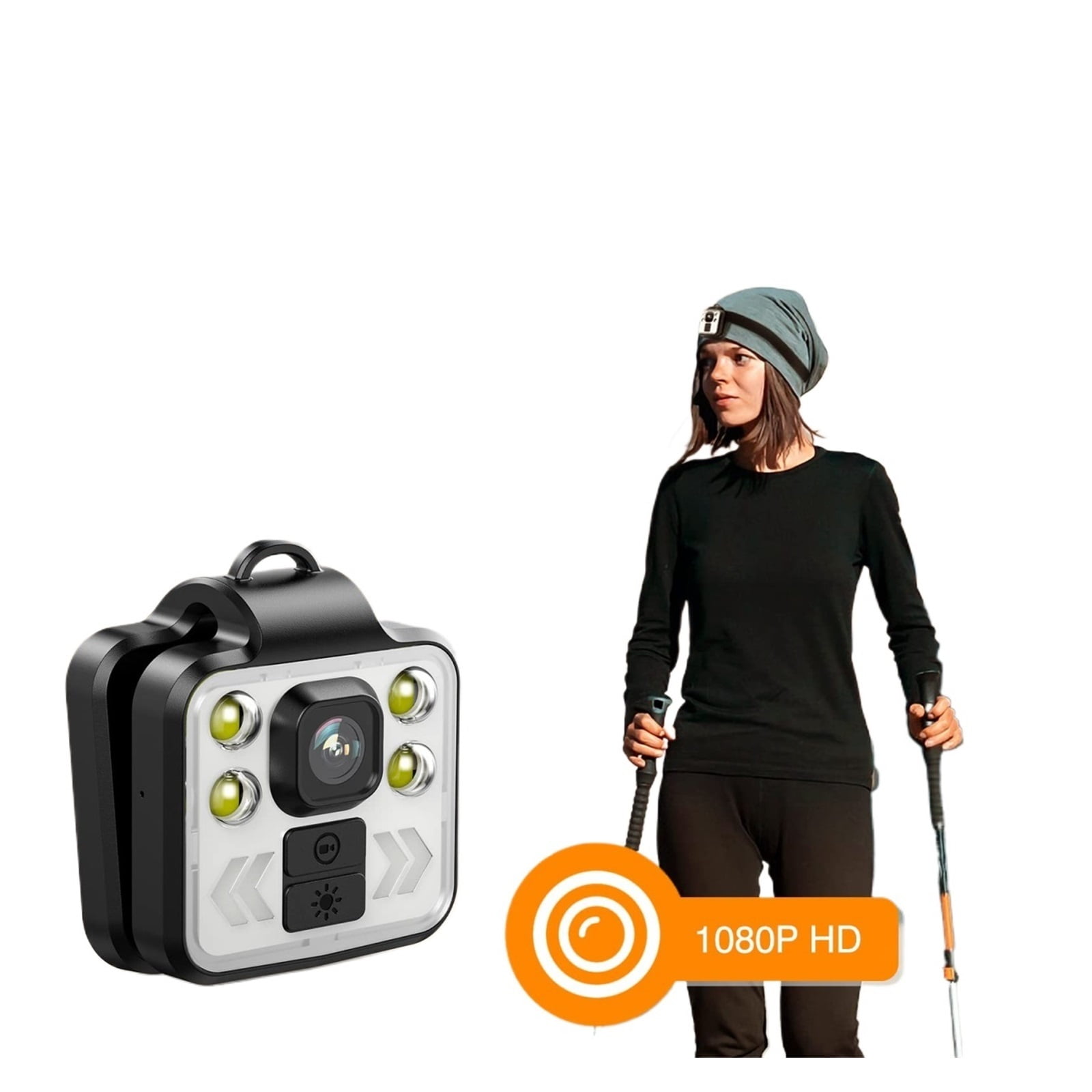 Police Body Camera Waterproof Portable Flashlight Body-Worn Camera ...