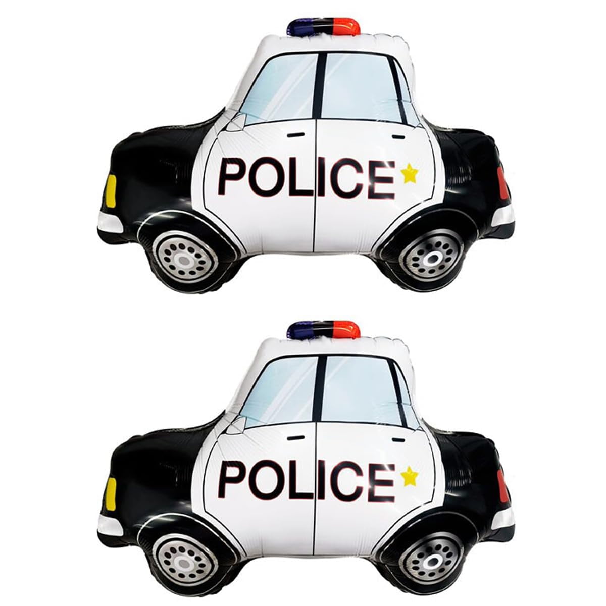 Police Car BalloonsUMRT Black Police Car Foil Balloons Children Gifts ...