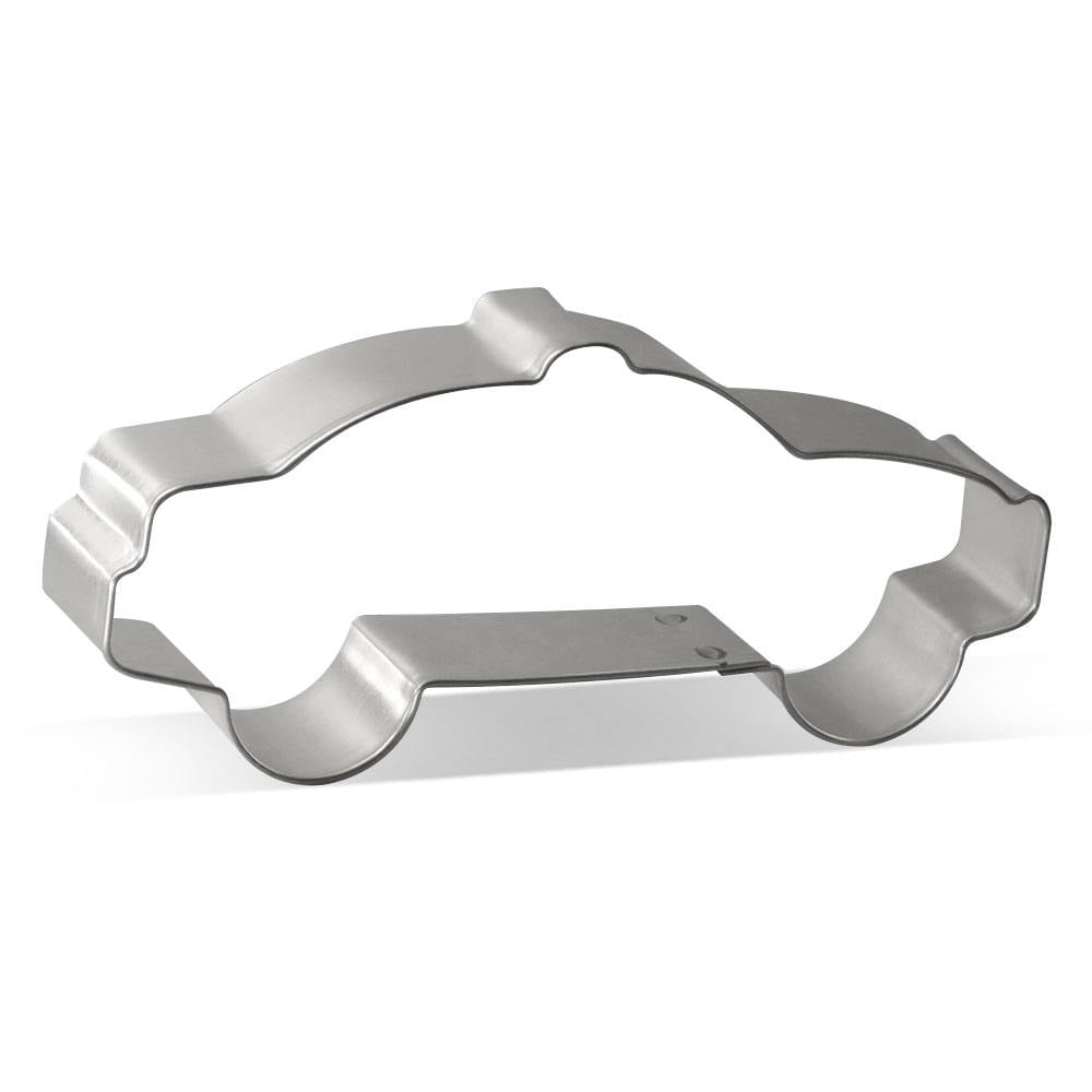 Police Car Cookie Cutter 4 in B1588 - Foose Cookie Cutters - USA Tin ...