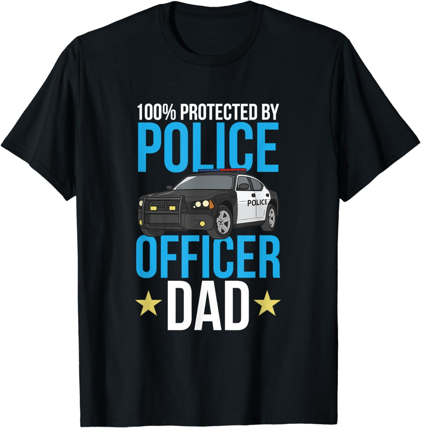 Police Dad Law Enforcement Daddy Back The Blue Fathers Day T-Shirt ...