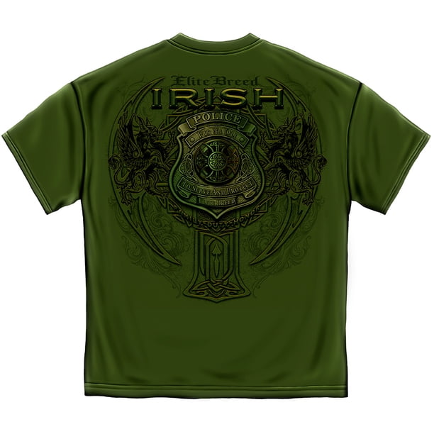 Law Enforcement T-Shirt Elite Breed Irish Police Fir Na Dli Medium ...