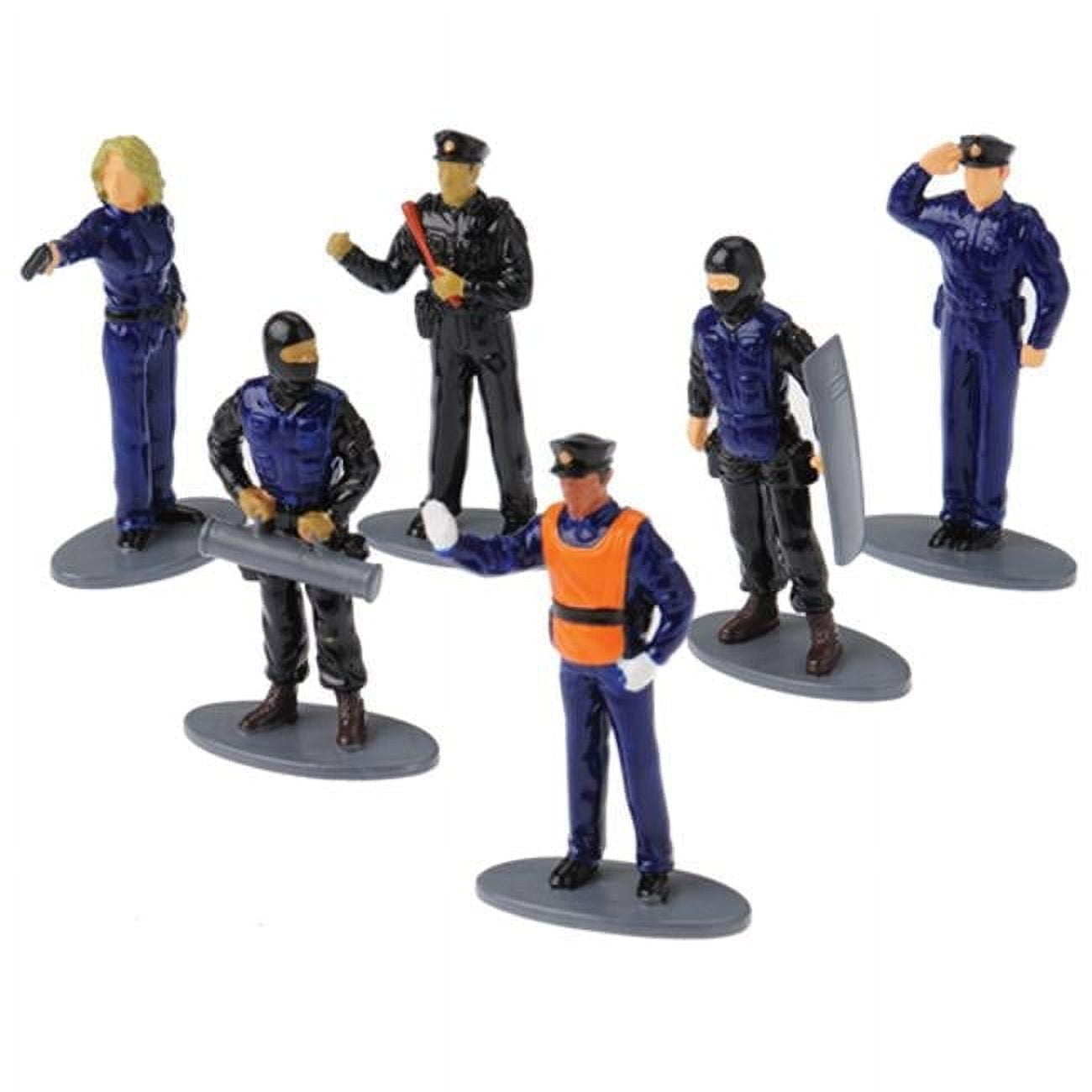 Police Figures - Pack of 12 - Walmart.com