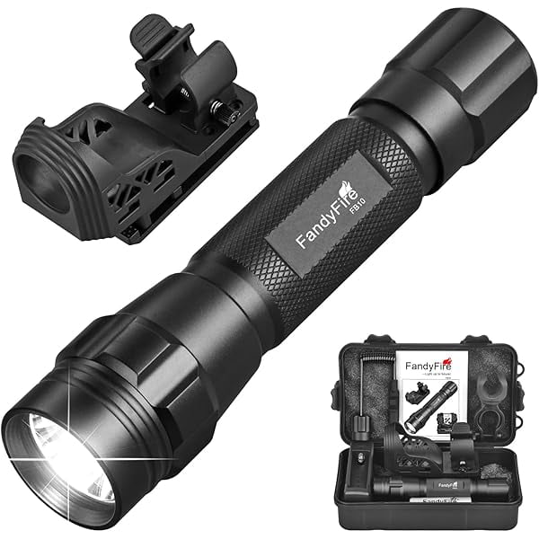 Police Flashlight with Holster for Duty Belt,800 Lumens Tactical EDC ...