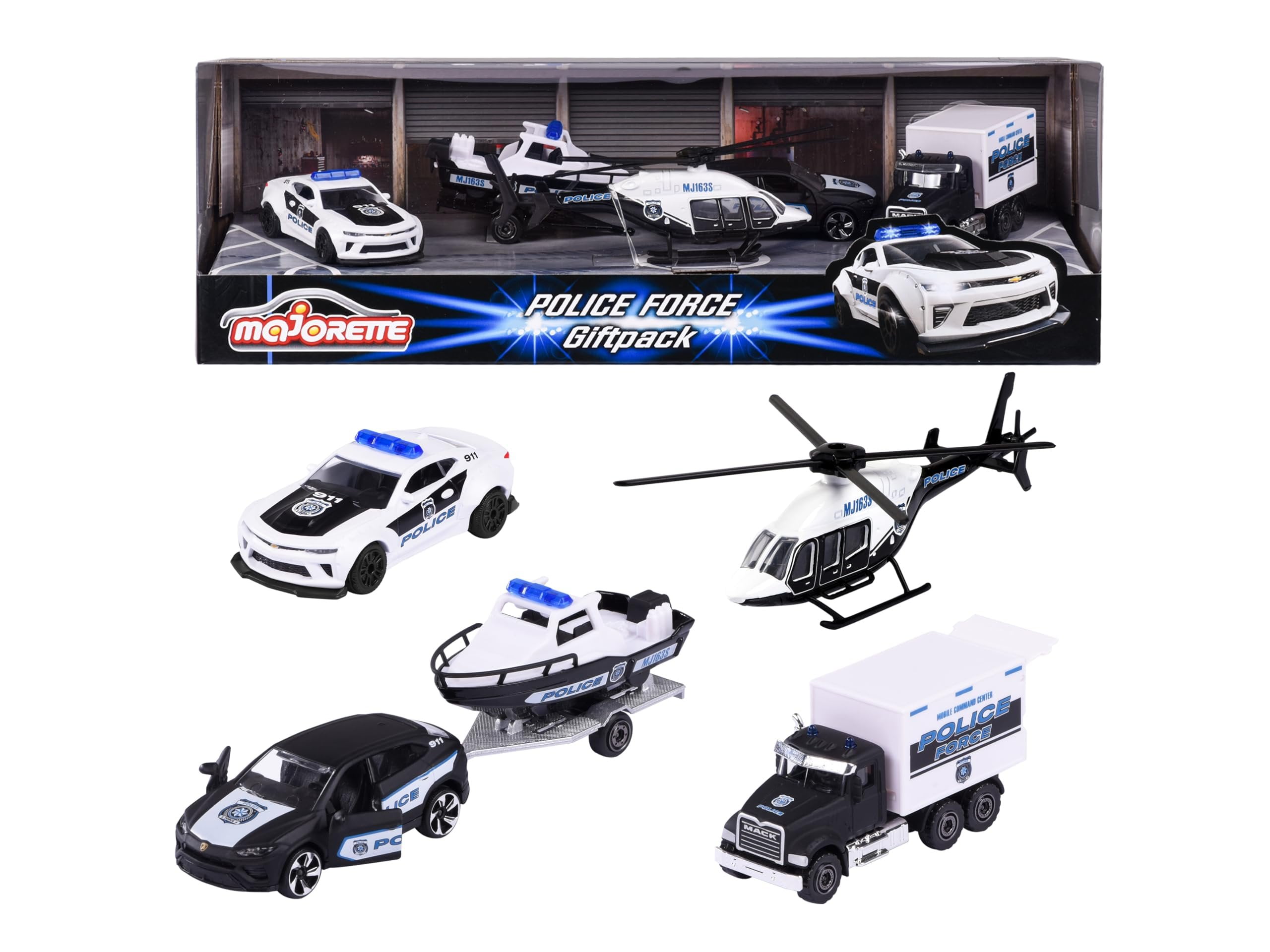 Police Force Giftpack (2024) 5 piece Set 1/64 Diecast Model Cars by ...