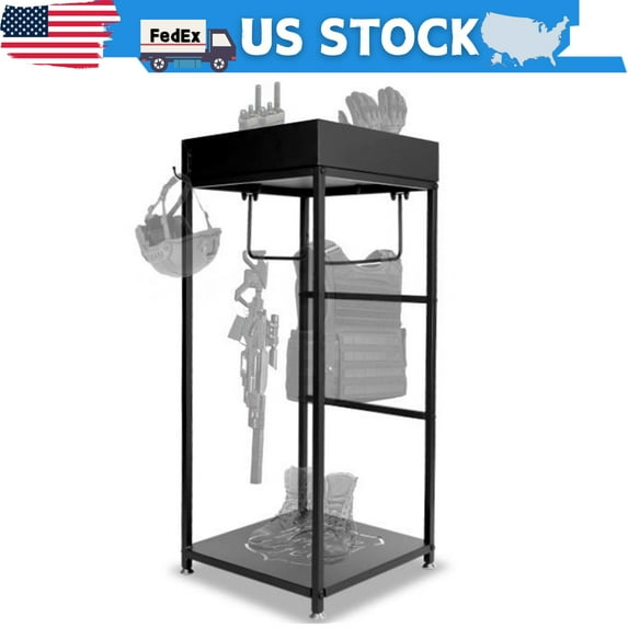 Police Gear Rack, Police Hanger Carbon Steel Rack, 3 Hooks Heavy Duty ...