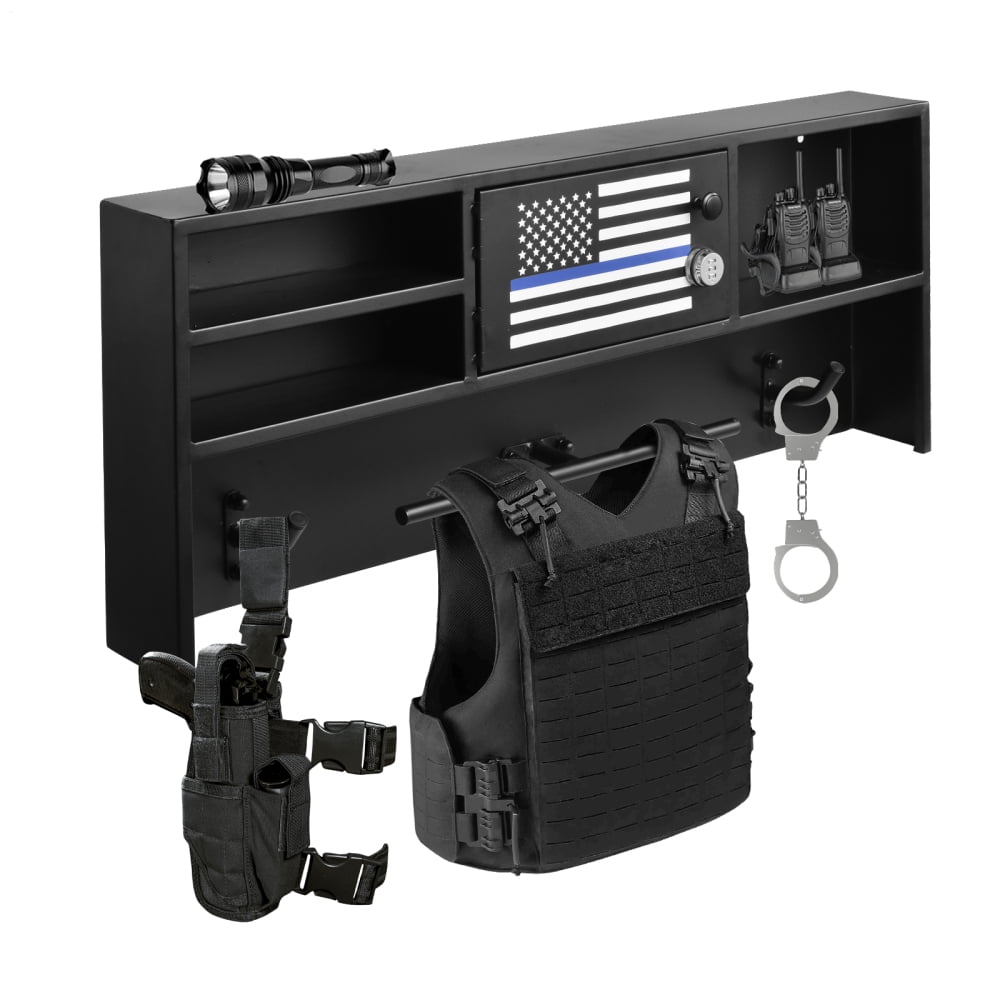 Police Gear Rack, Wall-Mounted Plate Carrier Holder, Perfect for Police ...