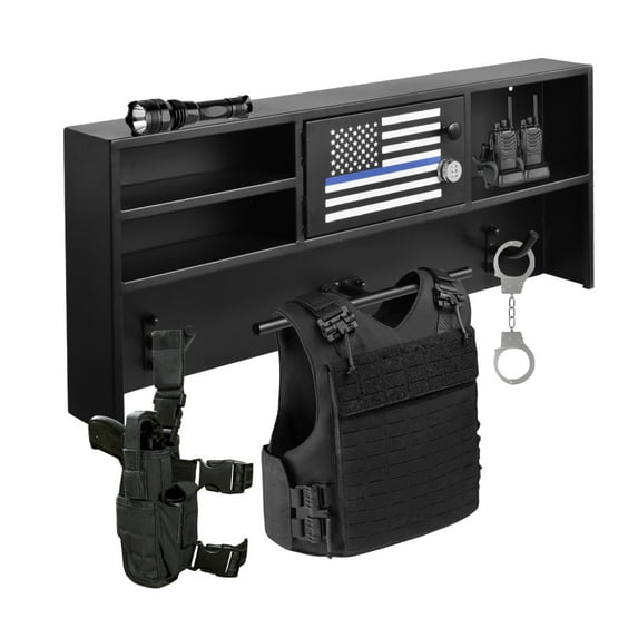 Police Gear Rack, Wall-Mounted Plate Carrier Holder, Perfect for Police ...