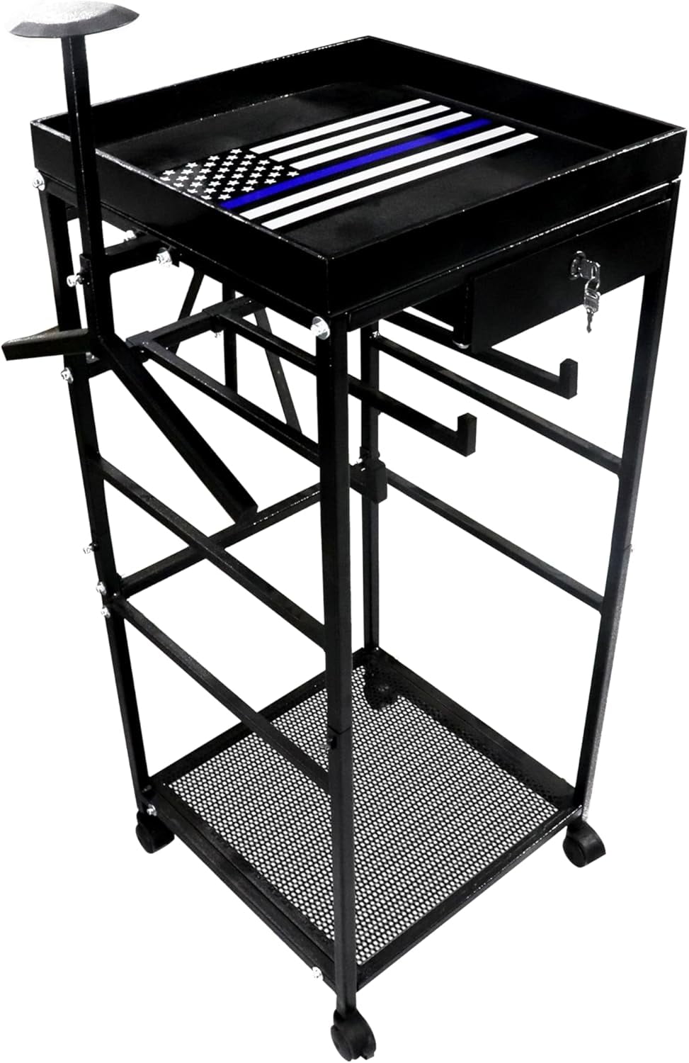 Police Gear Stand - Law Enforcement Gear Stand with Drawer 18 x18 x45 ...