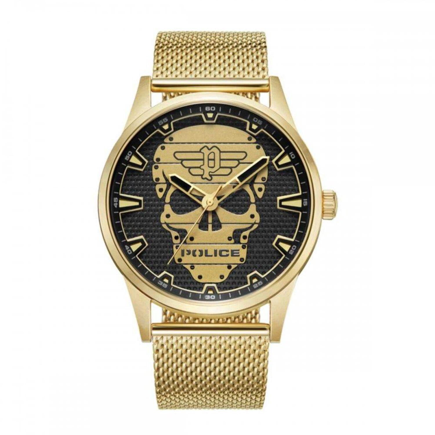 Police Gold Stainless Steel Watch - Walmart.com