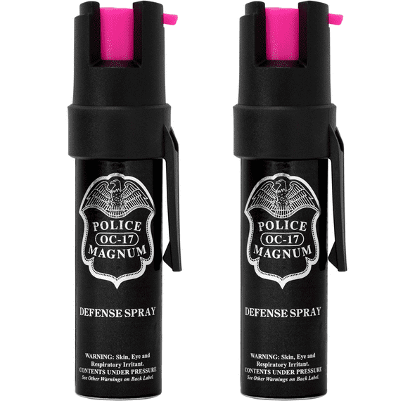 Police Magnum Compact Pepper Spray Self Defense Combo Safety Set, Hot ...