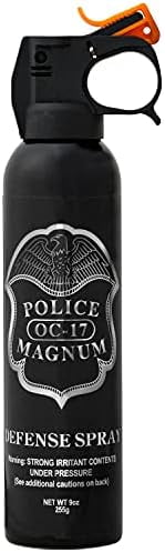 Police Magnum Large Pepper Spray Fogger Self Defense - Tactical Maximum ...