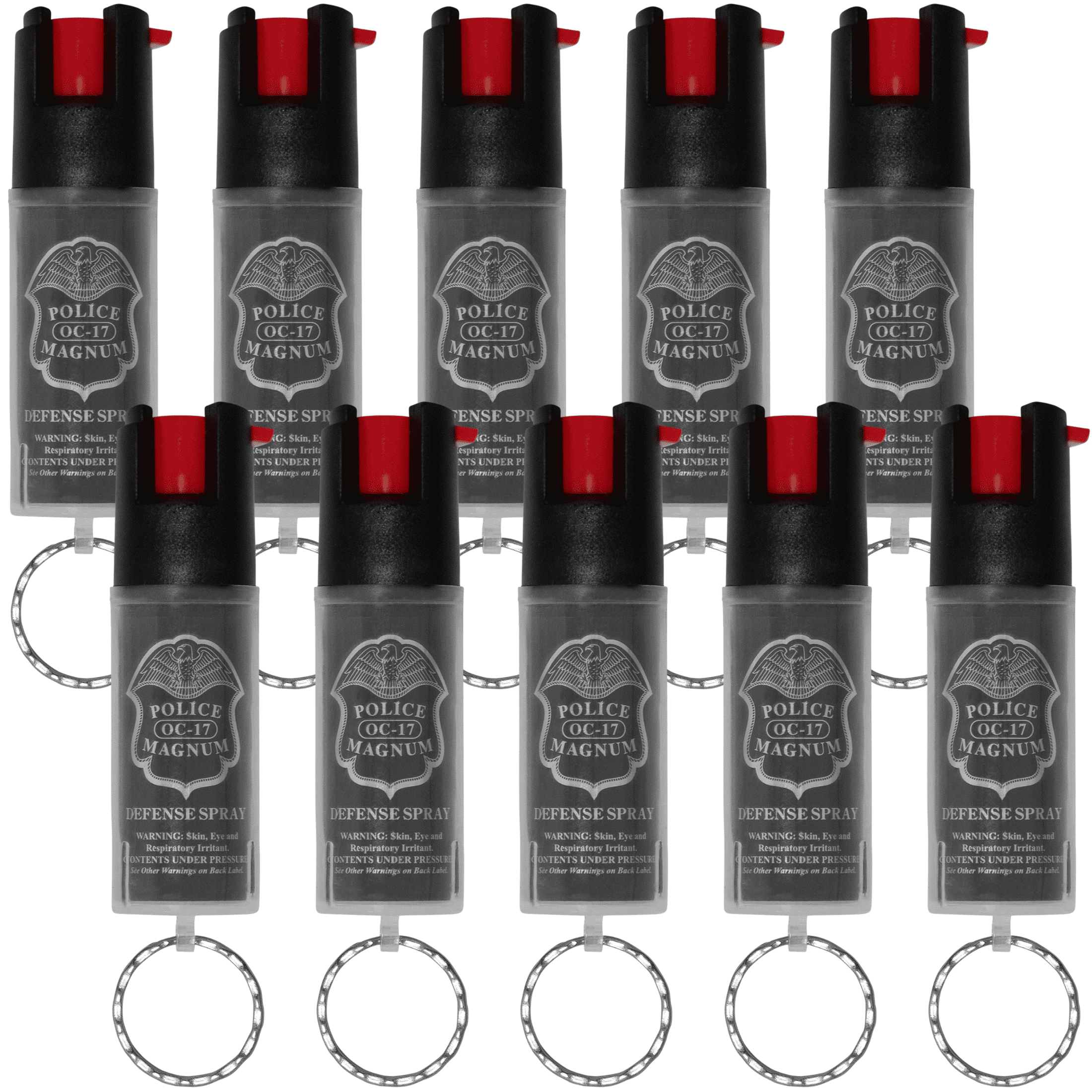 Police Magnum Mini Pepper Spray Self defense Safety, Red Twist Lock ...