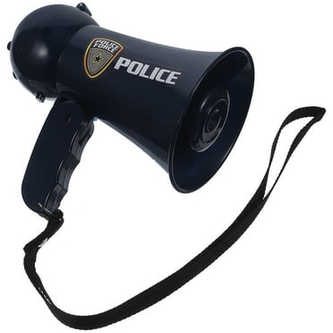 Dress-Up-America Police Officer Toy Megaphone for Kids, Blue Policeman ...