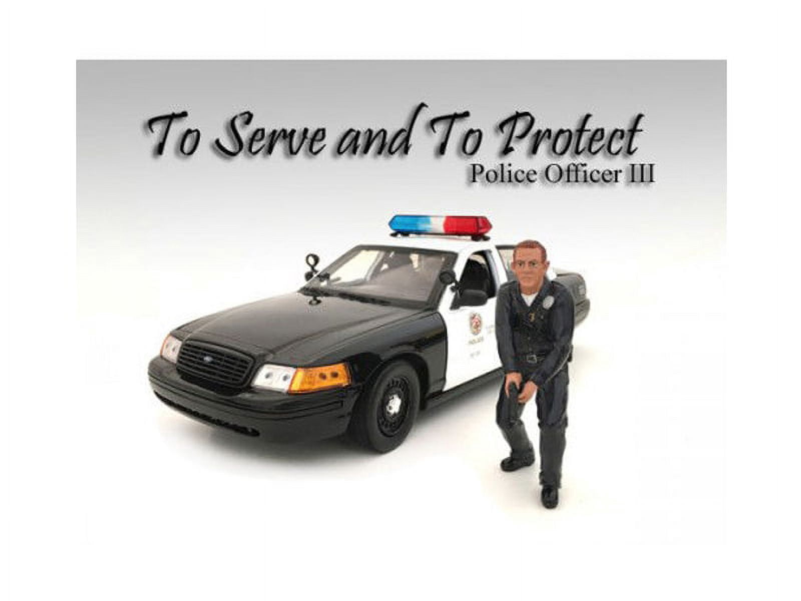 Police Officer III Figure For 1:18 Scale Models by American Diorama ...