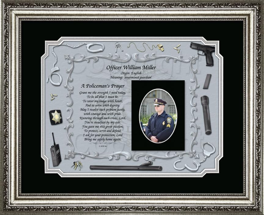 Police Officer Personalized Name/Poem Gift (Picture Optional), Police ...