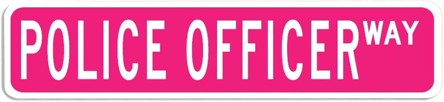 Police Officer Sign Garage Sign Police Officer Lawn Garden Sign Welcome ...