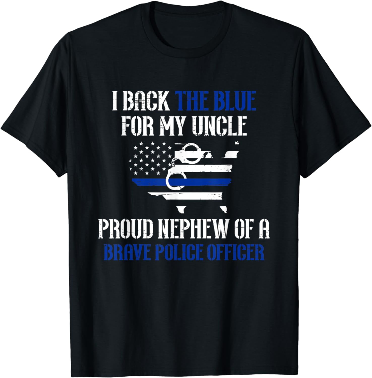 Police Officer Support Pro Cop for a Police Officer T-Shirt - Walmart.com