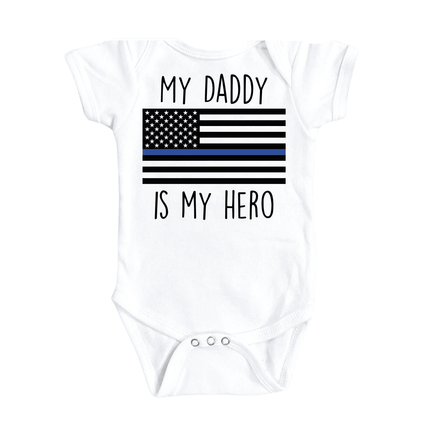 Police Officer Thin Blue Line - Baby Boy Girl Clothes Infant Bodysuit ...