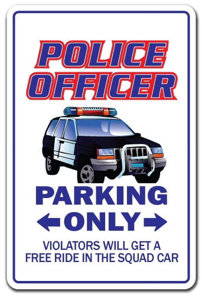 Police Officer novelty sticker | Indoor/Outdoor | Funny Home Décor for ...