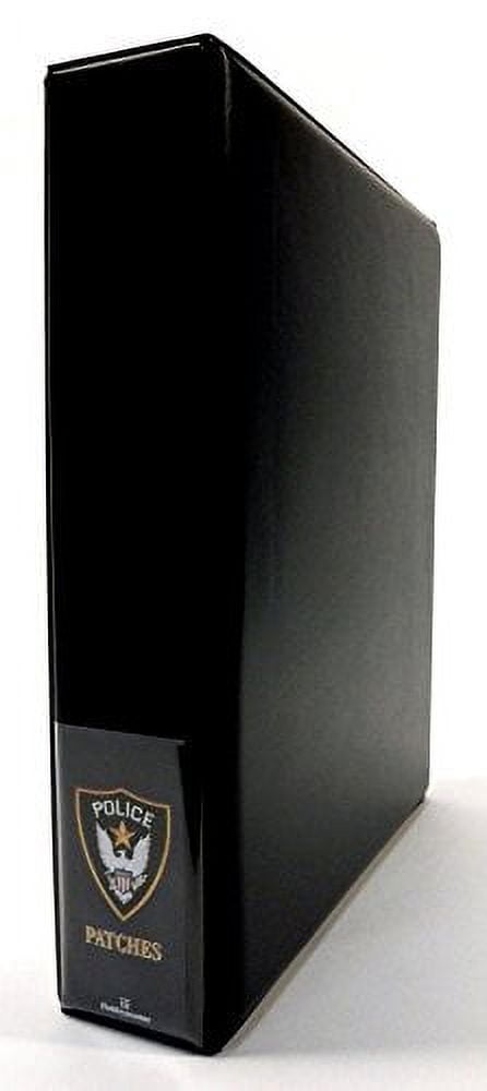 Walmart Navy Blue Police Patch Collector Album with Clear Plastic Pages ...