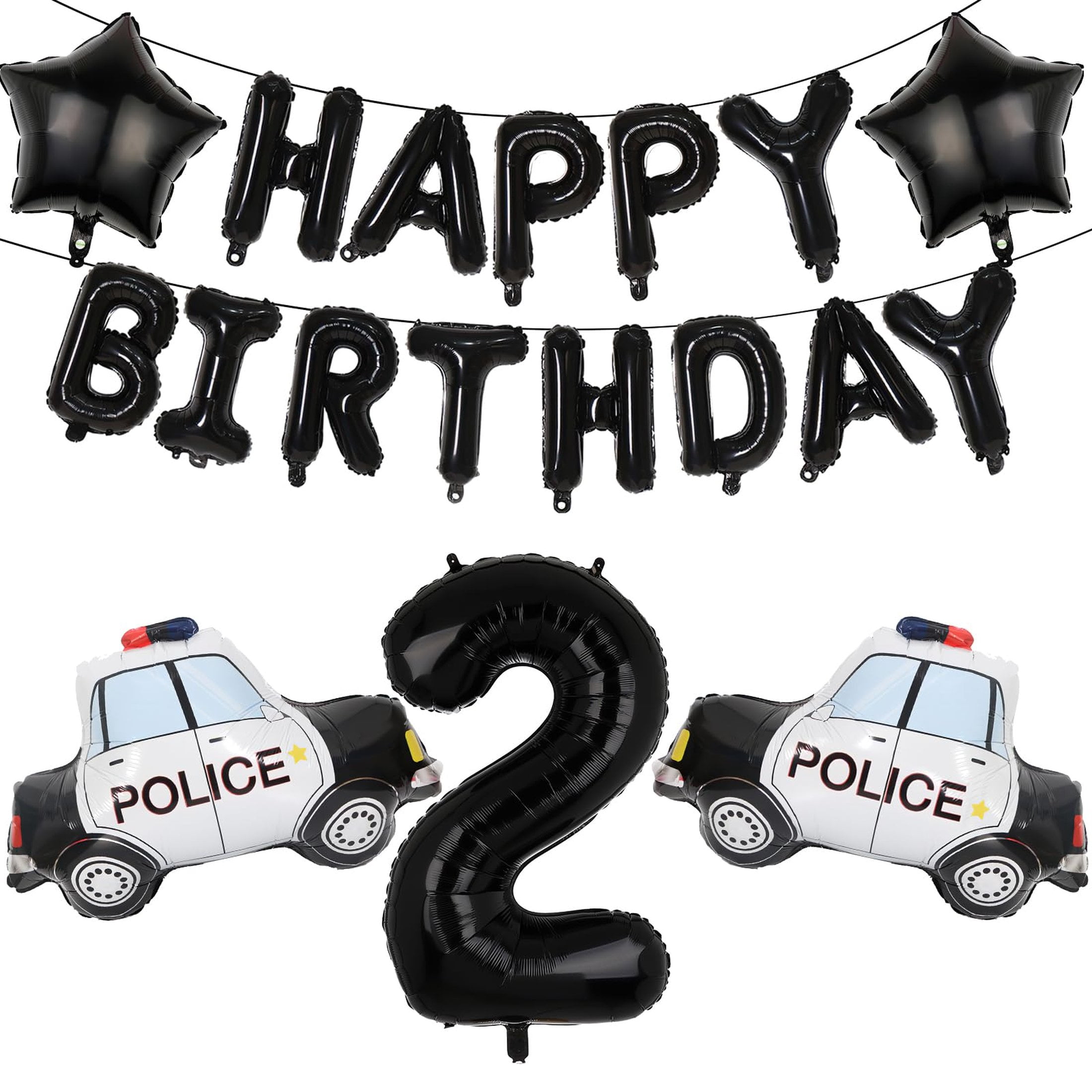 Police Patrol Party Pack: Celebrate with vibrant police car balloons ...